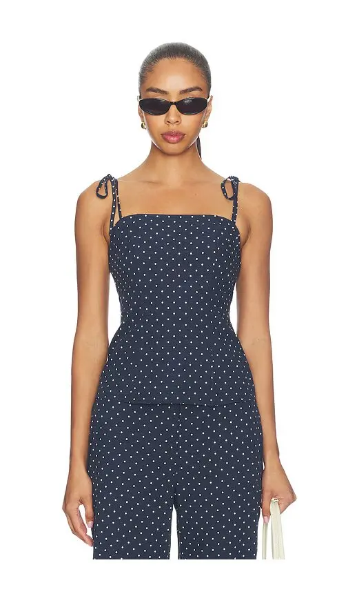 MORE TO COME Chantelle Top - Navy