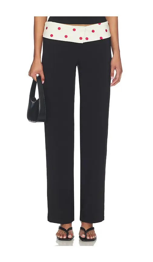 MORE TO COME Tailored Polka Dot Waist Trousers