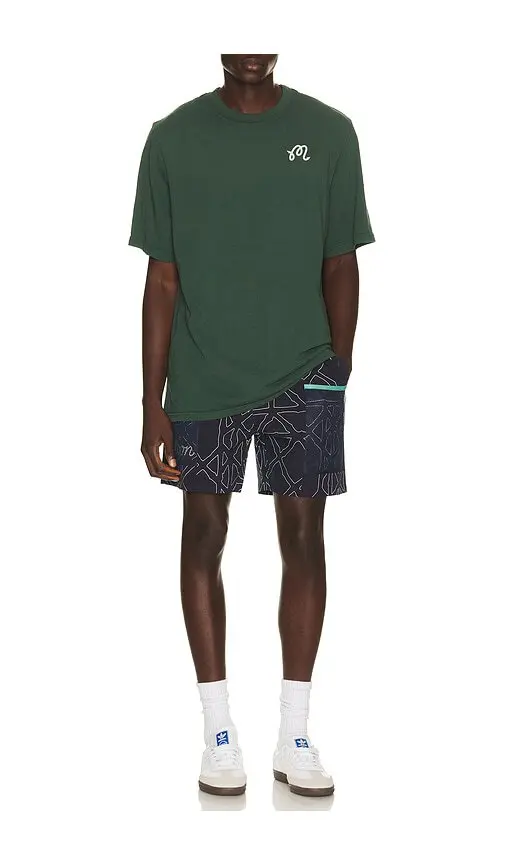MALBON Mesh Basket Shorts