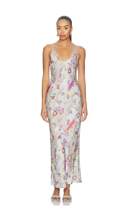 L'Agence Akiya Tank Dress - Blue