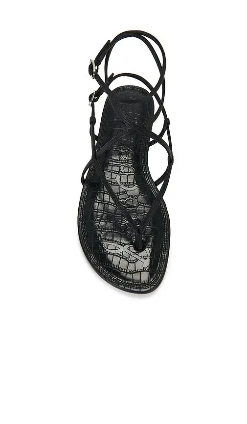 Sam Edelman Clarra Flat Sandal - Black