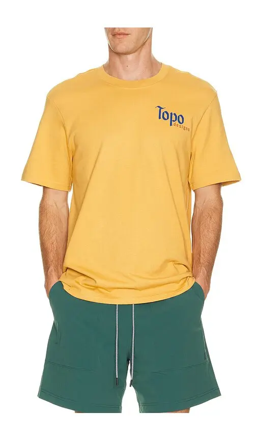TOPO DESIGNS Peak Tee In . Also