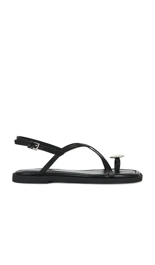 Rag & Bone Remi Flat Sandal - Black