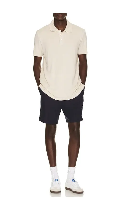 Paige Elijah Midweight Linen Blend Pull-on Shorts