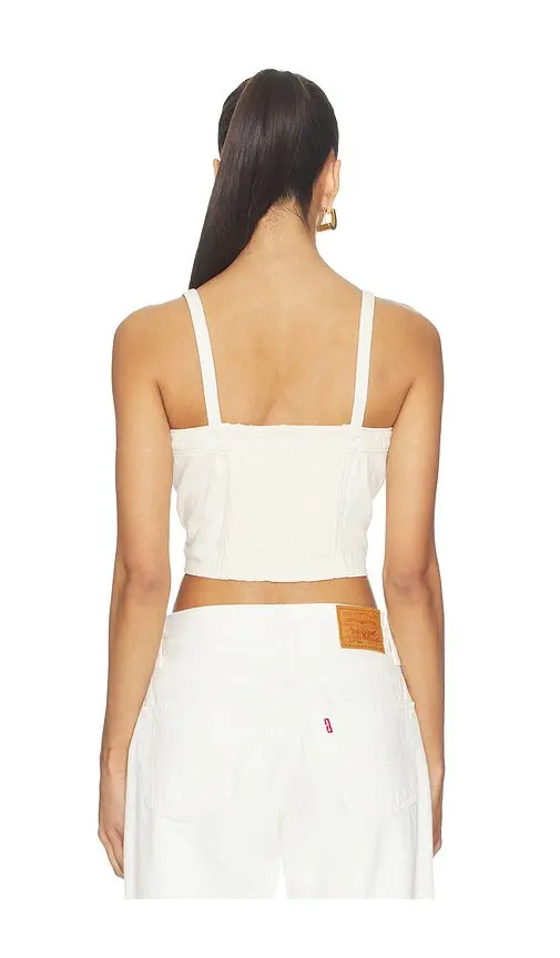 LEVI'S Denim Tube Top - White