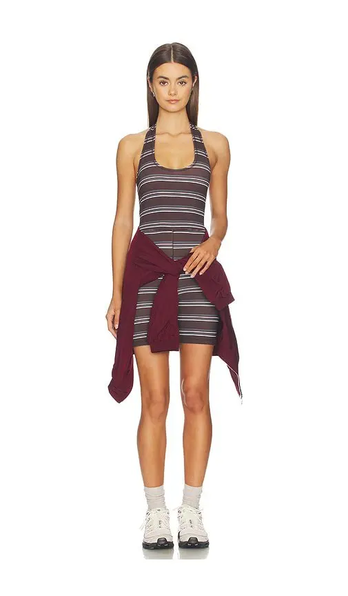 WeWoreWhat Halterneck Scoop Neck Romper