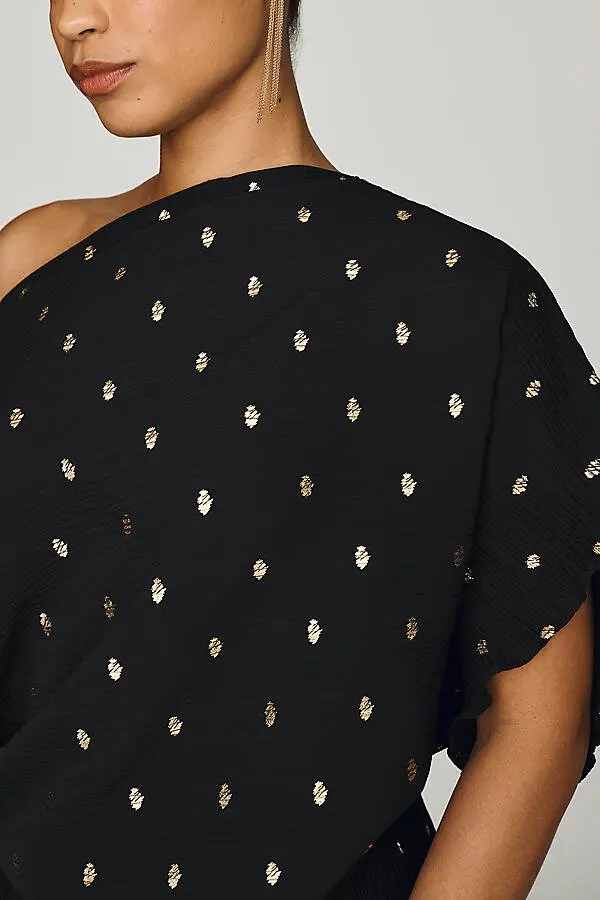 NEVER FULLY DRESSED Tilly Off-shoulder Mini Dress