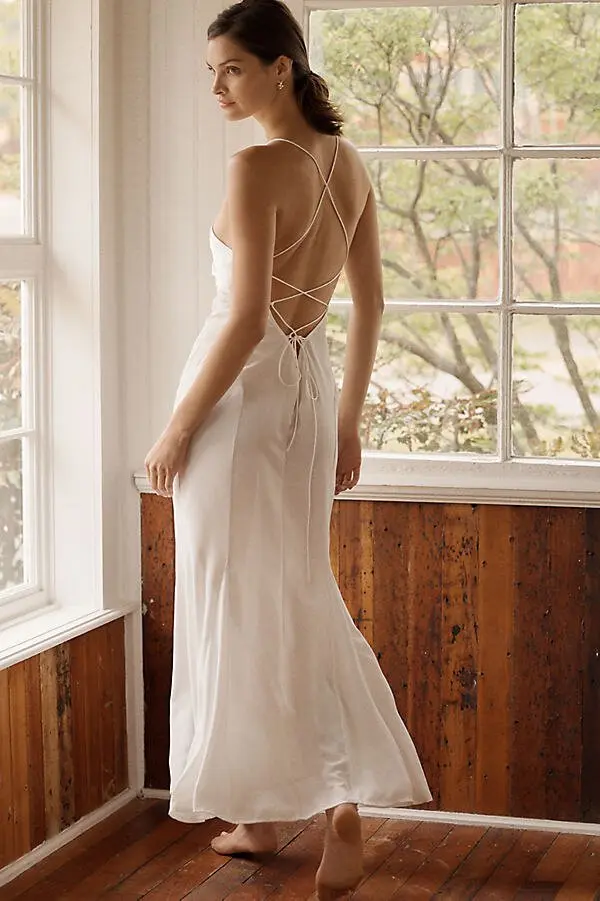 KILO BRAVA Sheer Slip Maxi Dress