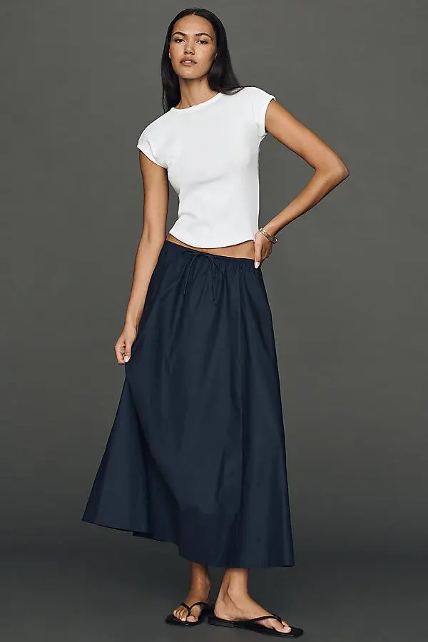 REFORMATION Cleo Skirt - Midnight