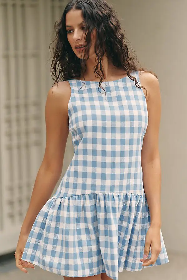 Peixoto Addison Mini Dress - Blue Pattern