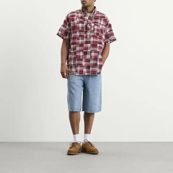 BEAMS Pullover Patchwork Masras Shirt