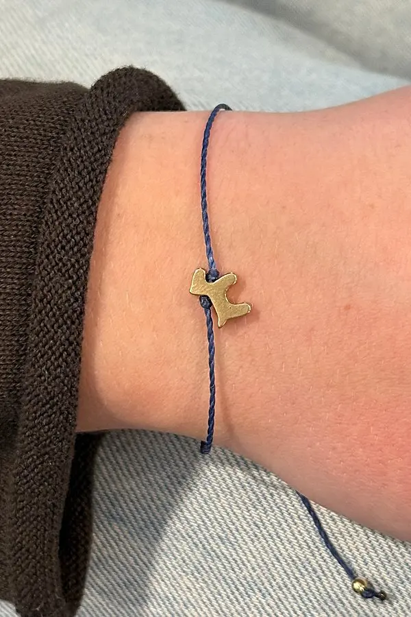 NANCY MELET Who Let The Dogs Out Bracelet - Navy