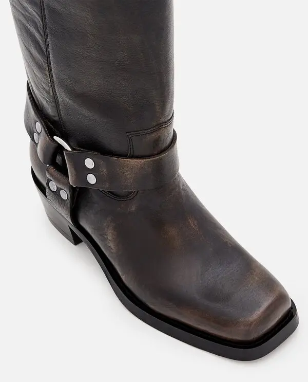 Paris Texas Roxy Brushed Boot Heel 45 - Marrone