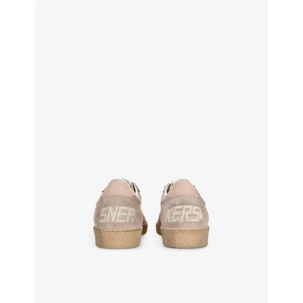GOLDEN GOOSE Ball Star Suede Trainers - Pale Pink