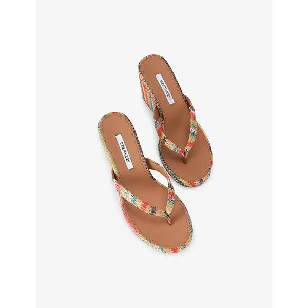 Steve Madden Playing" Woven Wedge Sandals