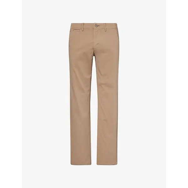 Paige Vincent Straight-leg Cotton-blend Chino Trousers