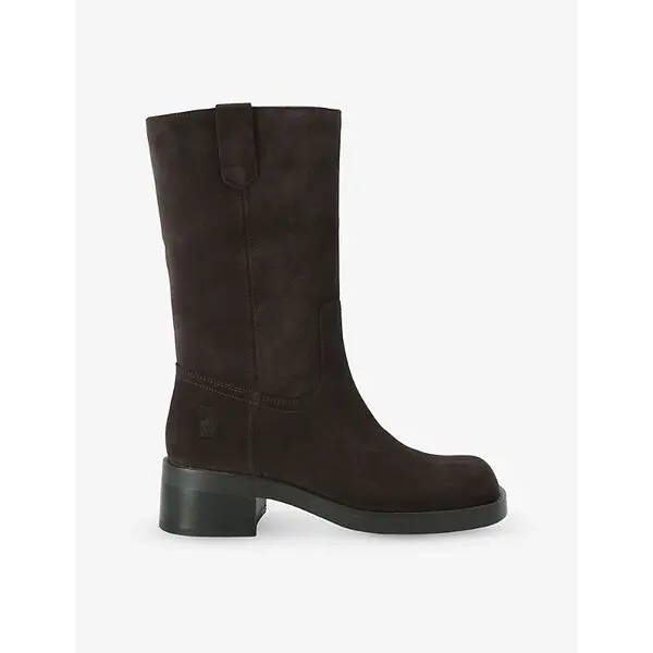 Kurt Geiger Stint Suede Boots - Brown