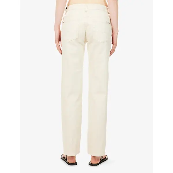 7 For All Mankind Calie Straight-leg Denim Jeans