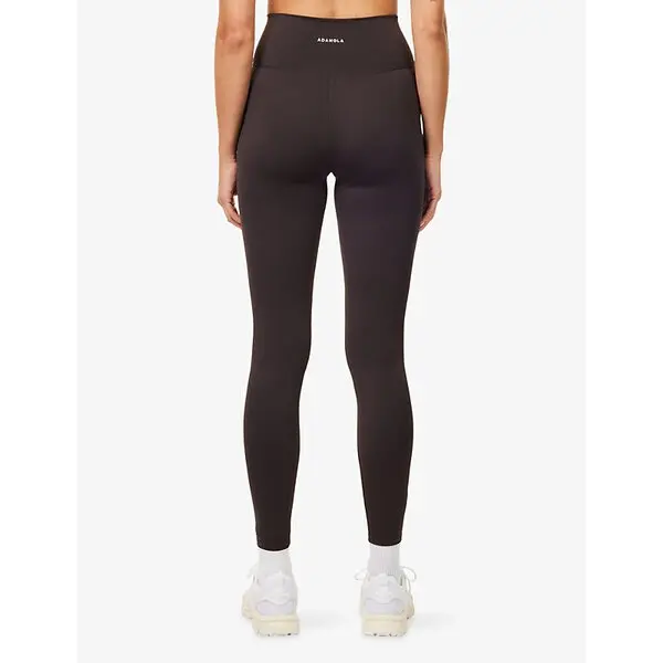 ADANOLA Ultimate Wrap Gym Leggings - Coffee Bean