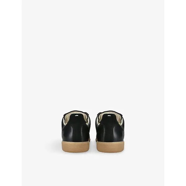MAISON MARGIELA Replica Leather Low-top Sneakers - Black
