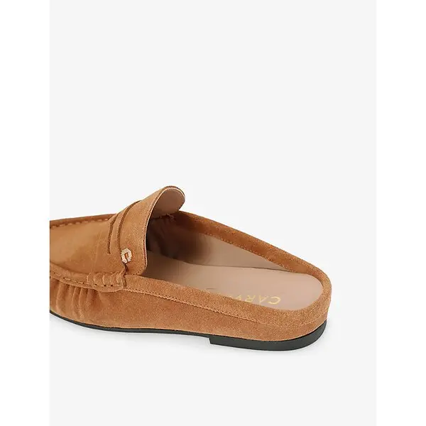 Carvela Suede Mules With Penny Strap