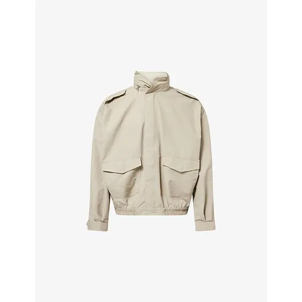 Simkhai Shane Funnel-neck Tech Woven Jacket