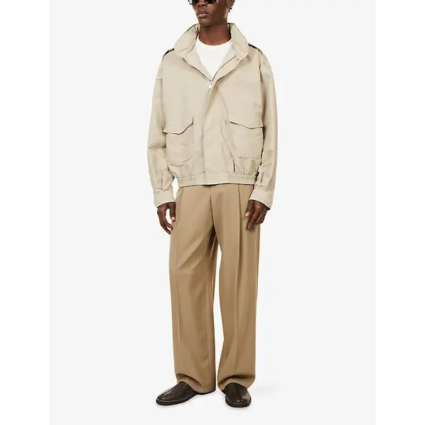 Simkhai Shane Funnel-neck Tech Woven Jacket