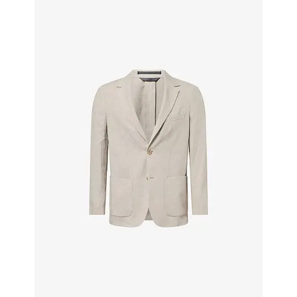 Sunspel Single-breasted Linen Blazer