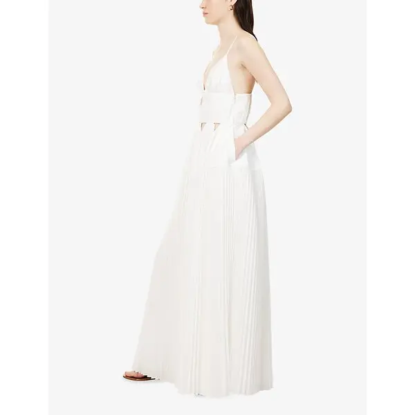 Simkhai Selene Woven Maxi Gown