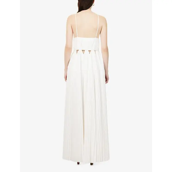 Simkhai Selene Woven Maxi Gown