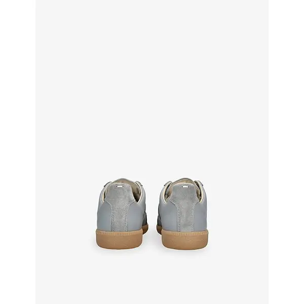 MAISON MARGIELA Replica Leather Trainers - Blue/pal.c