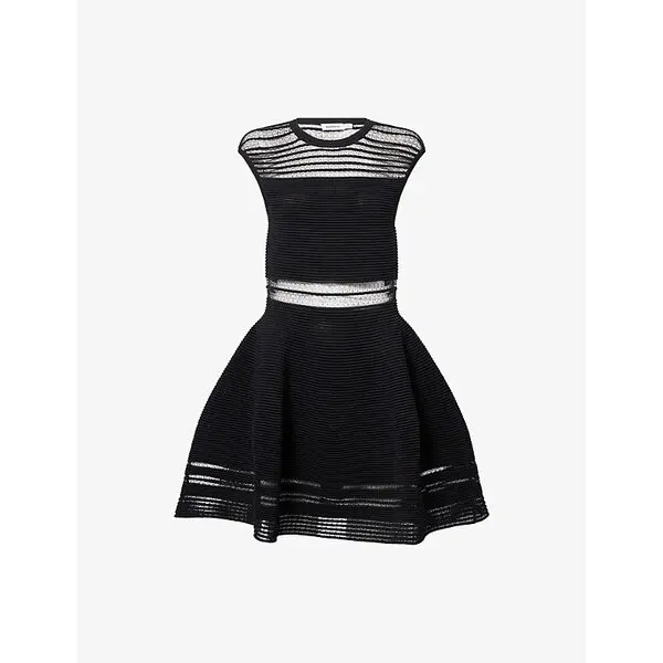 Simkhai Sleeveless Sheer Woven Mini Dress