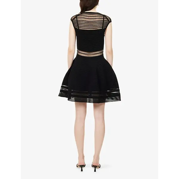 Simkhai Sleeveless Sheer Woven Mini Dress