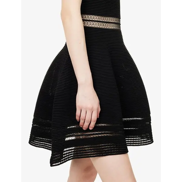 Simkhai Sleeveless Sheer Woven Mini Dress
