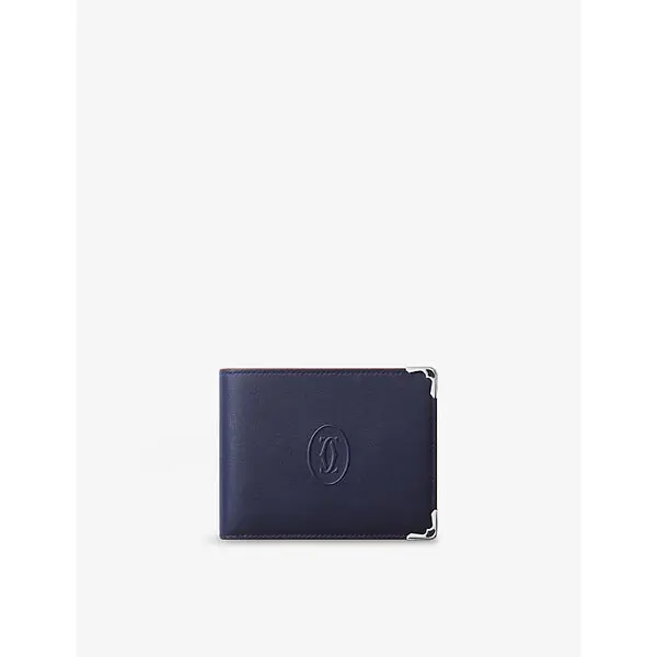 Cartier Must De 6cc Leather Wallet - Blue