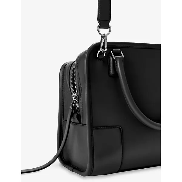 Loewe Amazona 180 Medium Leather Top-handle Bag - Black