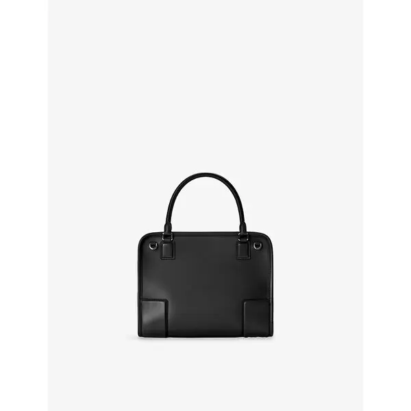 Loewe Amazona 180 Medium Leather Top-handle Bag - Black