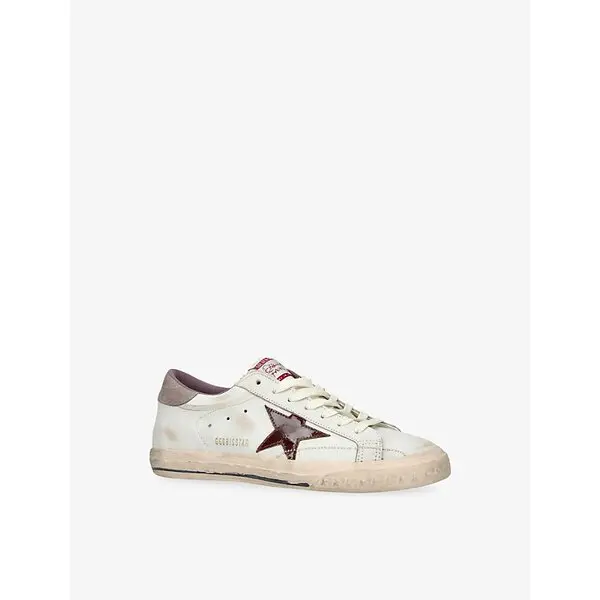 GOLDEN GOOSE Super Star Leather Trainers
