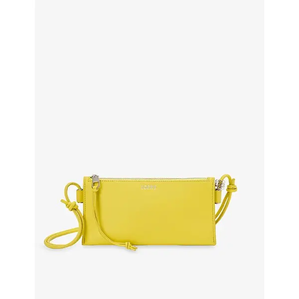 Loewe Joya Leather Pouch - Lemon