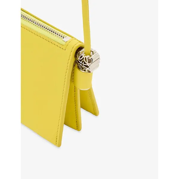 Loewe Joya Leather Pouch - Lemon