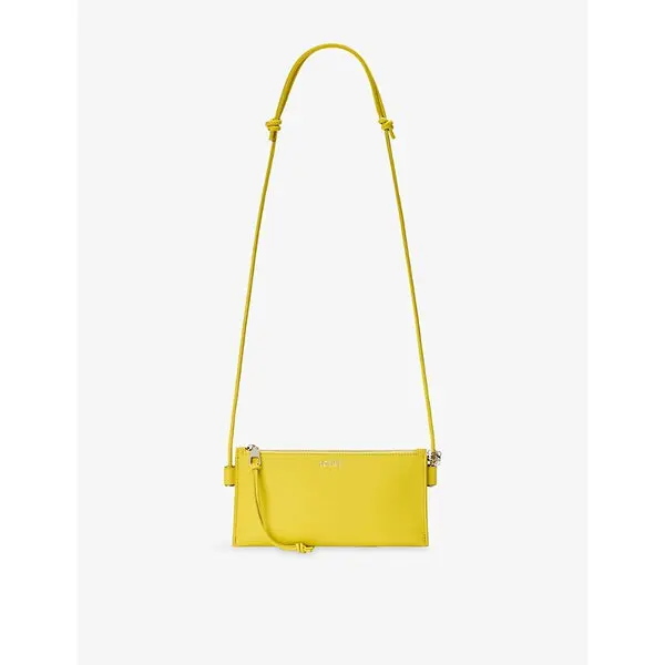 Loewe Joya Leather Pouch - Lemon