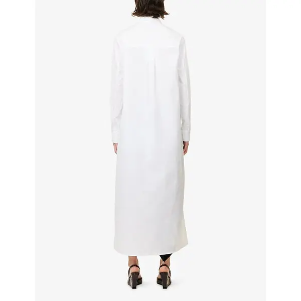 Alaïa Asymmetric Hem Cotton Shirt