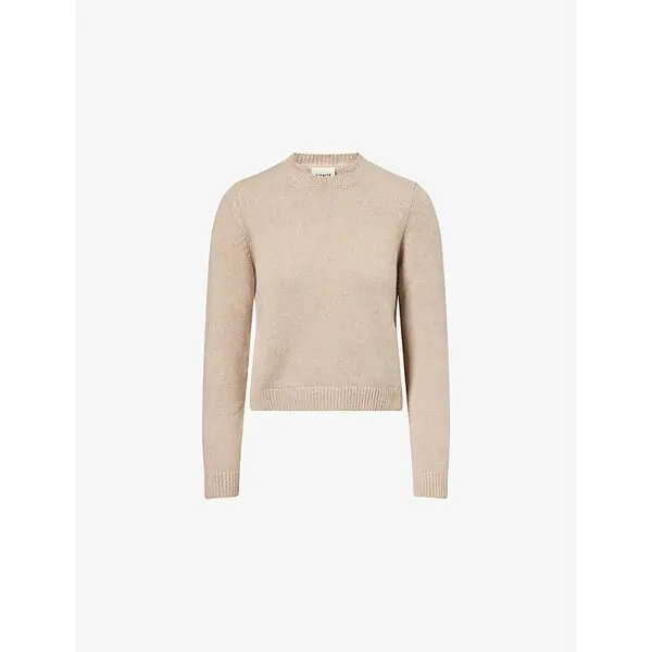 Khaite Leta Cashmere Crewneck Jumper - Putty