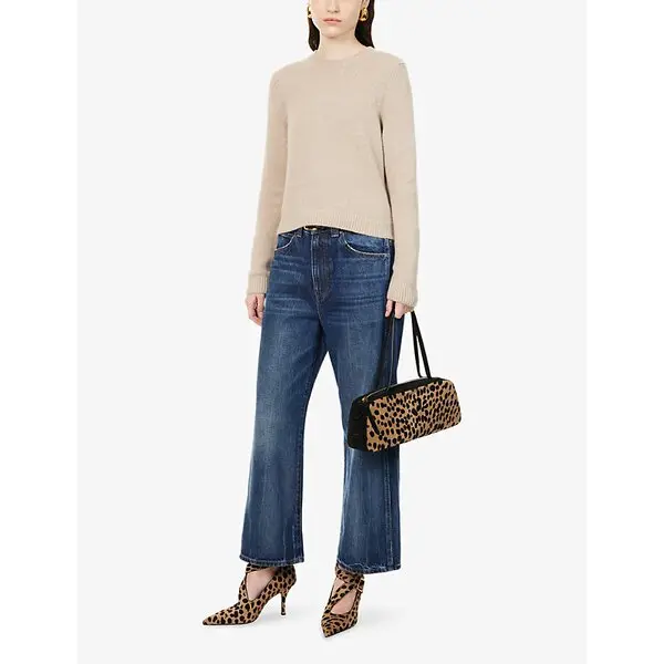 Khaite Leta Cashmere Crewneck Jumper - Putty