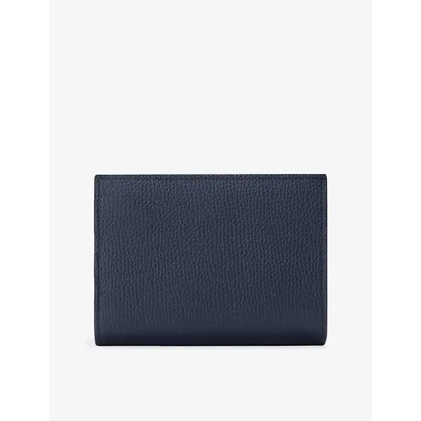 Loewe Anagram Compact Leather Wallet - Deep Navy