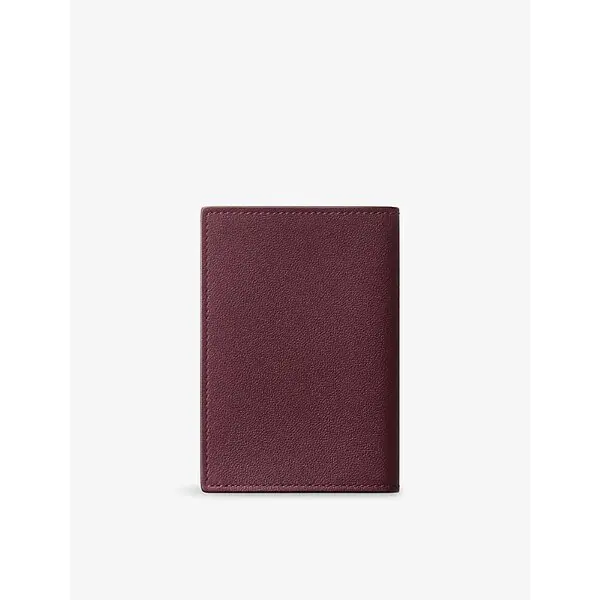 Cartier Must De Leather Card Holder - Burgundy
