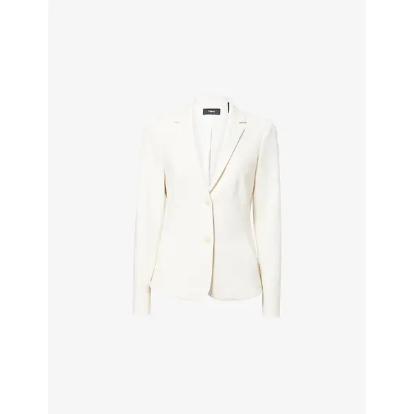 Theory Shaped Long-sleeve Woven Blazer
