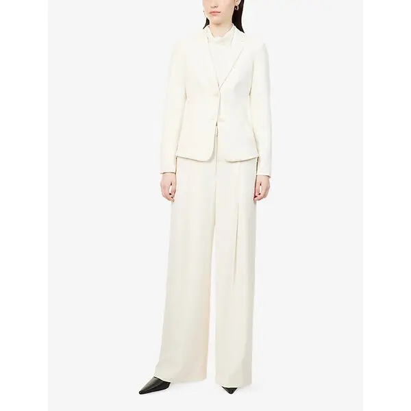 Theory Shaped Long-sleeve Woven Blazer