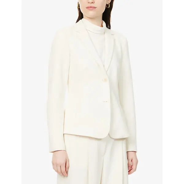 Theory Shaped Long-sleeve Woven Blazer
