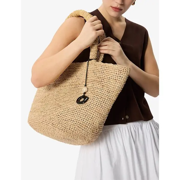 Whistles Raffia Tote Bag